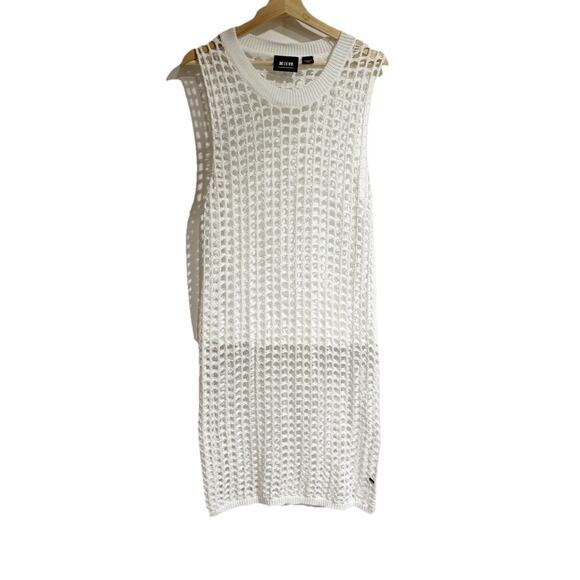 Maeve | Swim | Maeve Anthropologie Women Os White Fishnet Crochet Knit ...